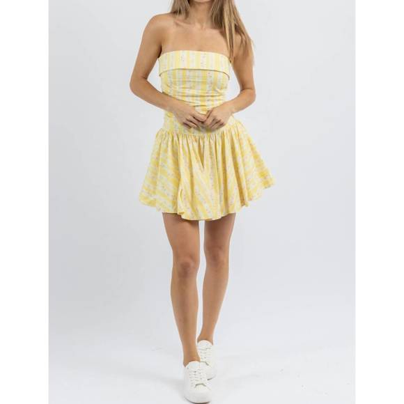 Mable | Dresses | New Mable Love Story Mini Dress In Yellow | Poshmark